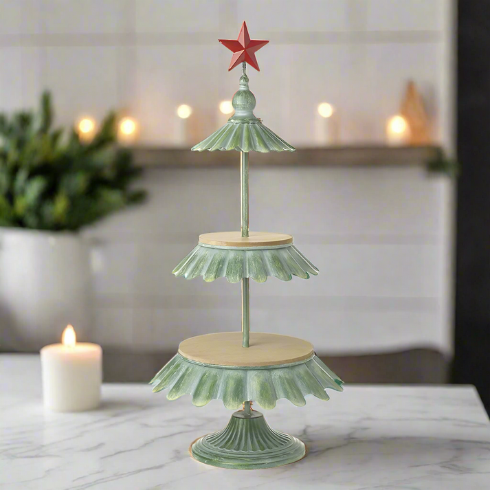 Vintage Style Christmas Tree Cake Stand – Love Christmas Shop