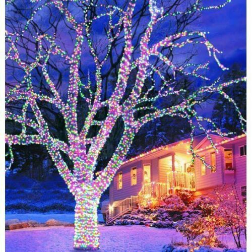 Snowtime Professional Connectable Multi Colour LED Fairy Lights 10m ...